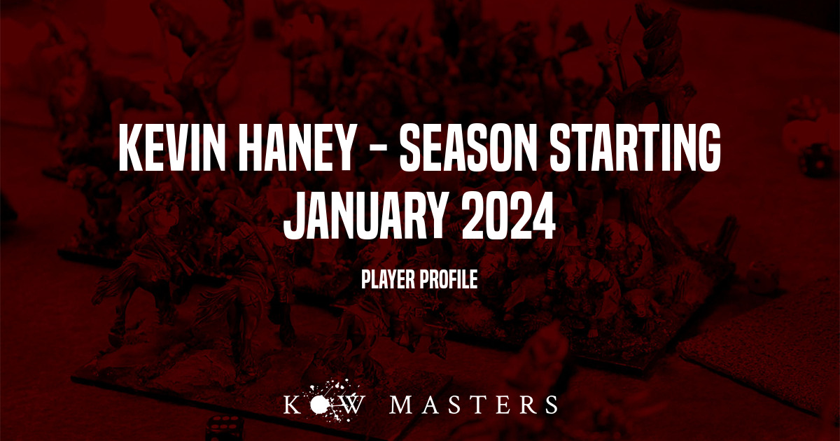 Kevin Haney - Season starting January 2024